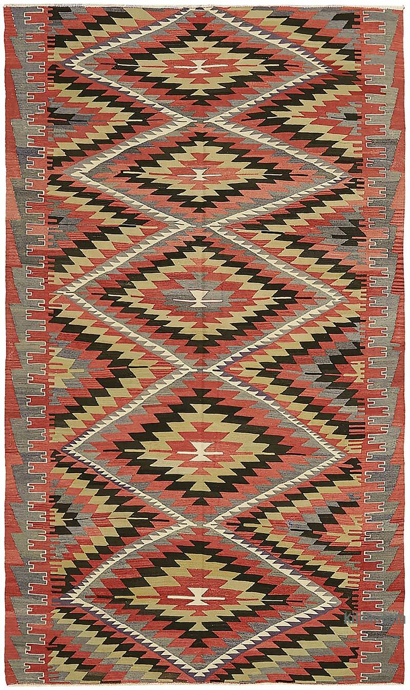 K0079136 Vintage Anatolian Kilim Rug - 6' x 10' (72
